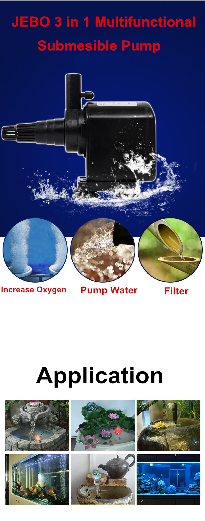 BƠM LIFETECH AP1600 - Phụ Kiện Thủy Sinh - Cá Cảnh